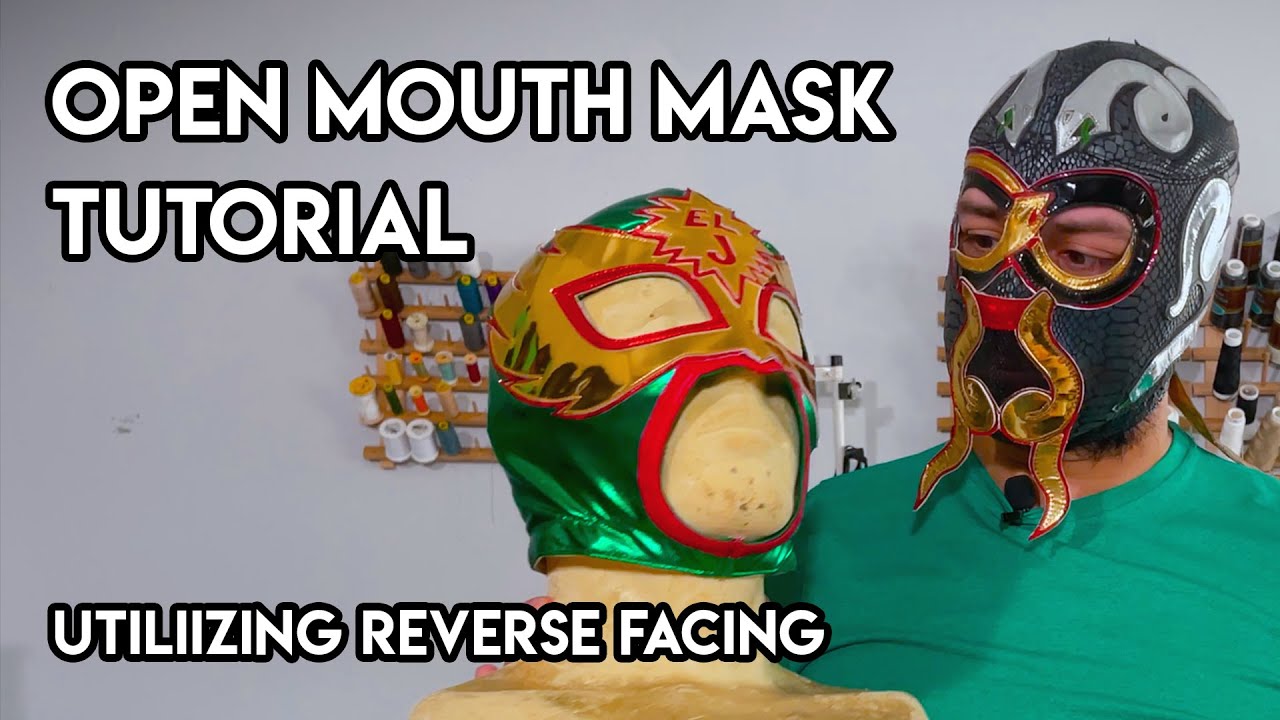 Lucha Mask Tutorial Open Mouth Mask Youtube