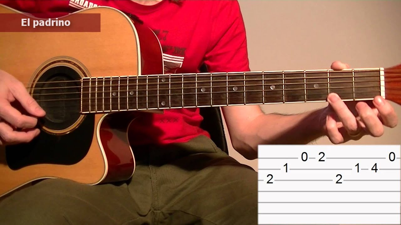 How To Play The Godfather Theme Song Acoustic Guitar Tab Lesson Tcdg