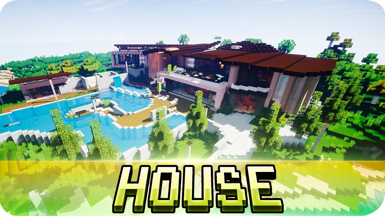 Minecraft Beautiful Modern House Map W Download Youtube