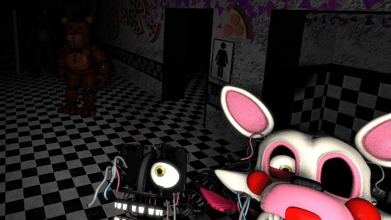 Sfm Fnaf Mangle Become Friend Part3 Youtube