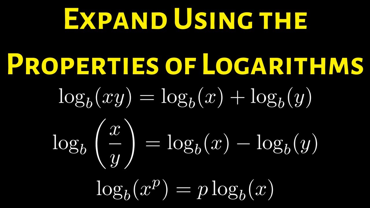 Expand Using Log Properties