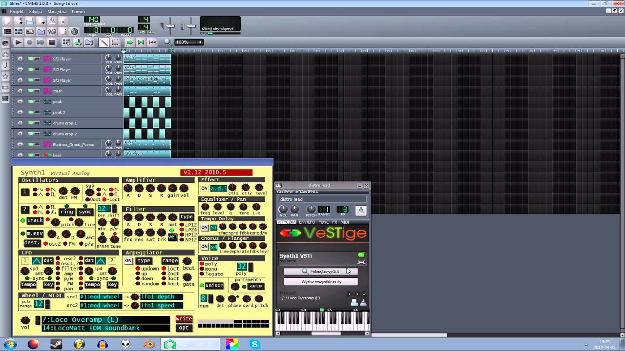 Lmms Synth 1 Dubstep Test Youtube