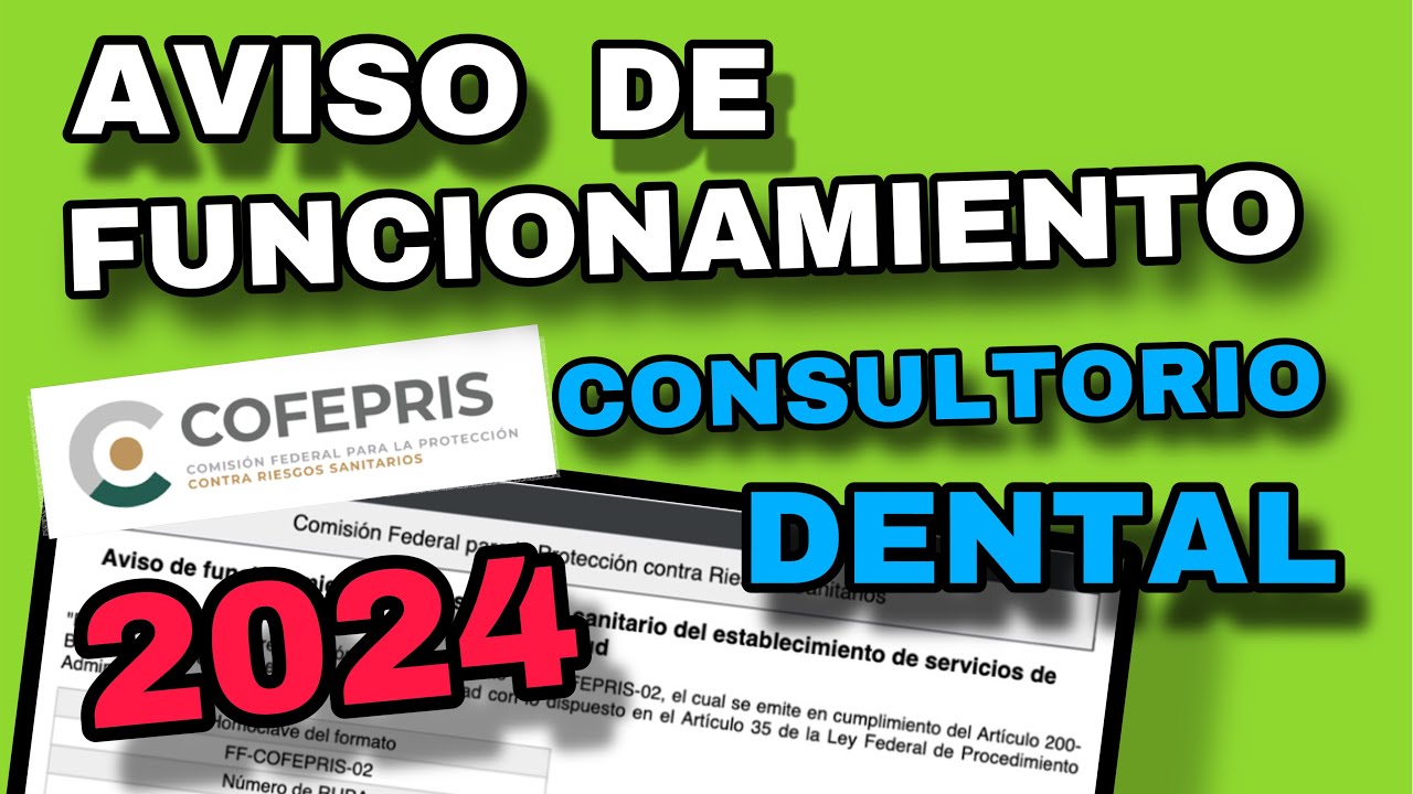 Licencia De Funcionamiento Cofepris Meaning