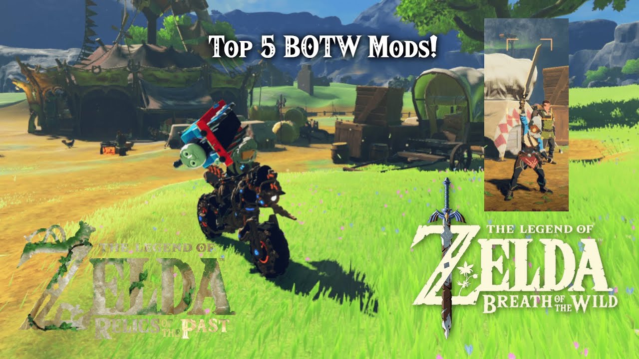 Top 5 Botw Mods Zelda Botw Youtube