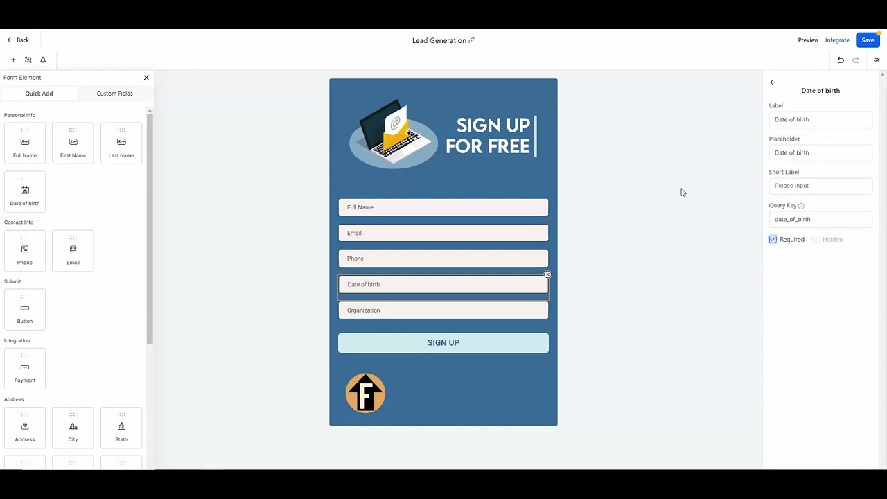 Creating Forms Youtube