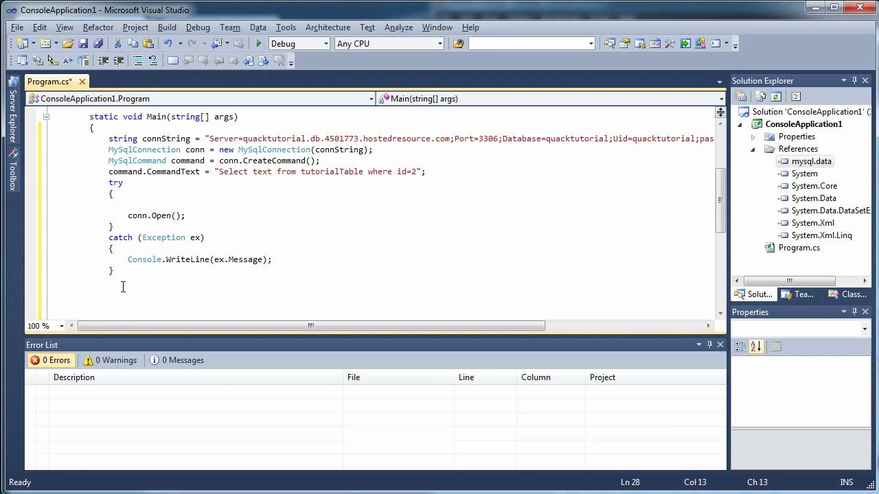 Insert Query In Sql Sharp Tutorial