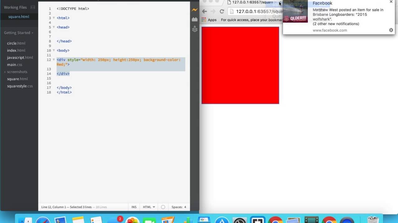 How To Draw A Square In Html Wastereality13