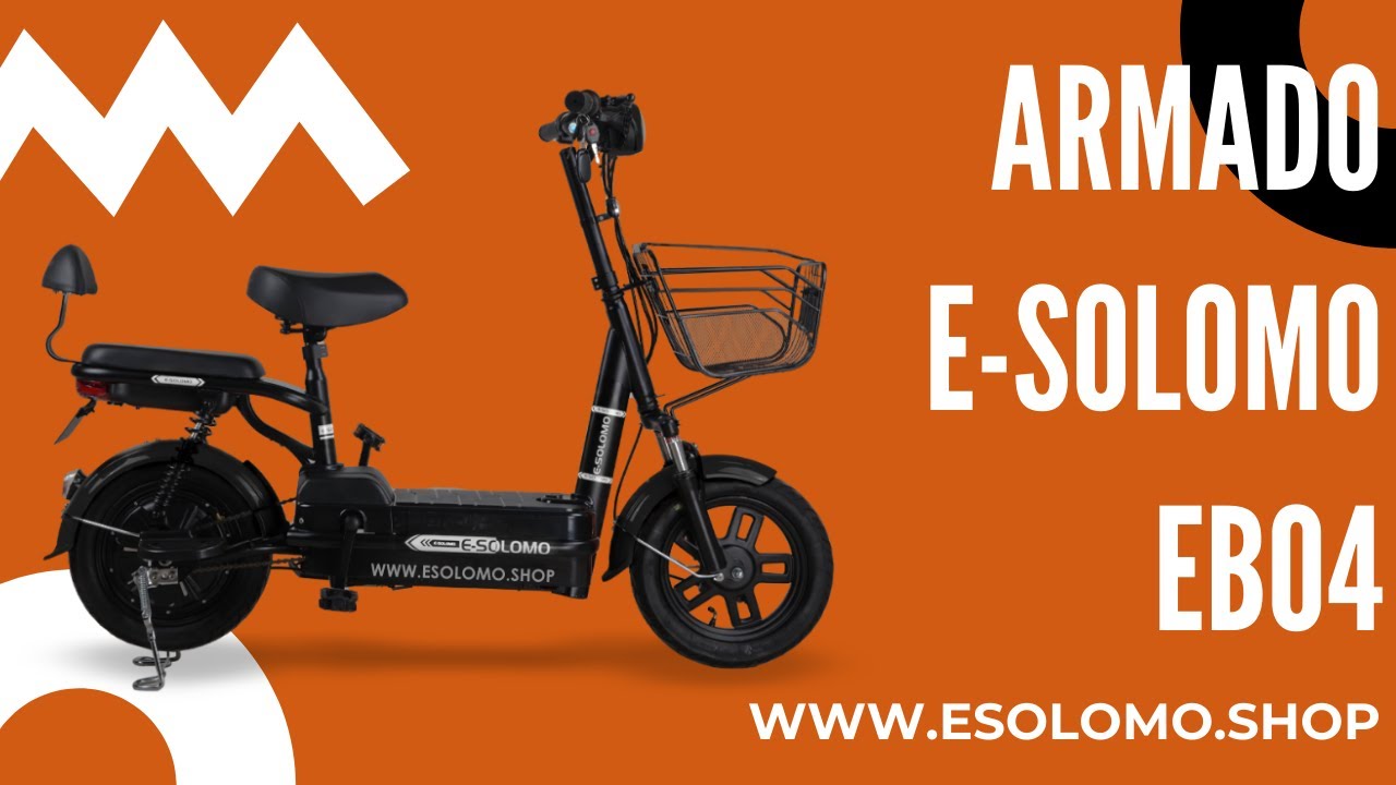 Bicicleta Eléctrica E Solomo Eb04 Armado Completo Youtube
