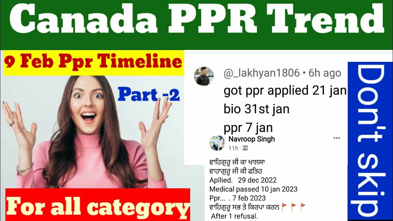 9 January Ppr Request Timeline Canada Ppr Timeline Canada Today S