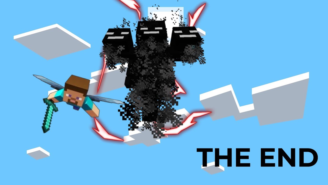 The End Beating The Wither In My Chill Minecraft World Minecraft