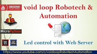 17 Led Control With Web Server By Using Micropython And Esp32 Esp8266 ...