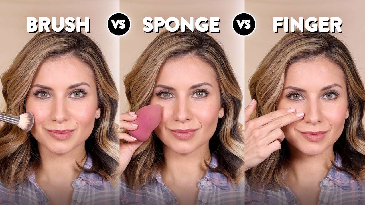 Makeup Brush Vs Fingers Makeup Analysis