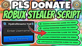 Steal Robux Script Pls Donate Script 2025 Roblox Freerobux Robloxscript ...