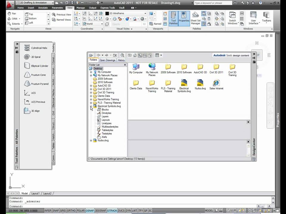 Where Is The Tool Palette In Autocad Lopprop