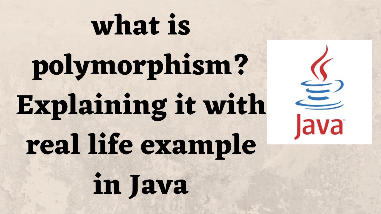 Real Time Examples Of Polymorphism At James Farris Blog