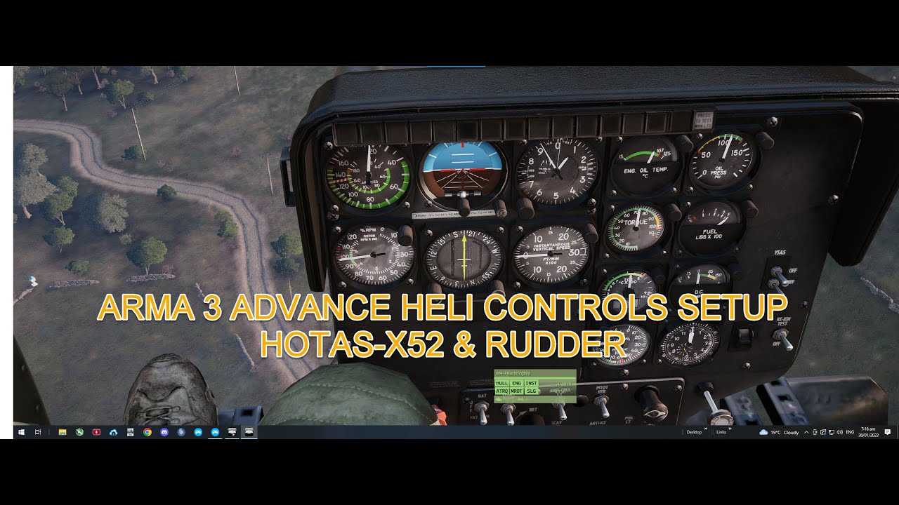 Arma 3 Heli Advance Hotas Joystick Setup Part 1 Youtube