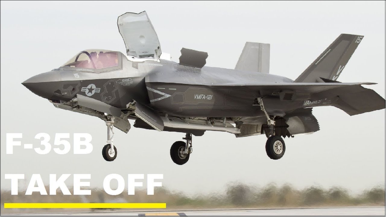 First F 35b Vertical Takeoff Test Youtube