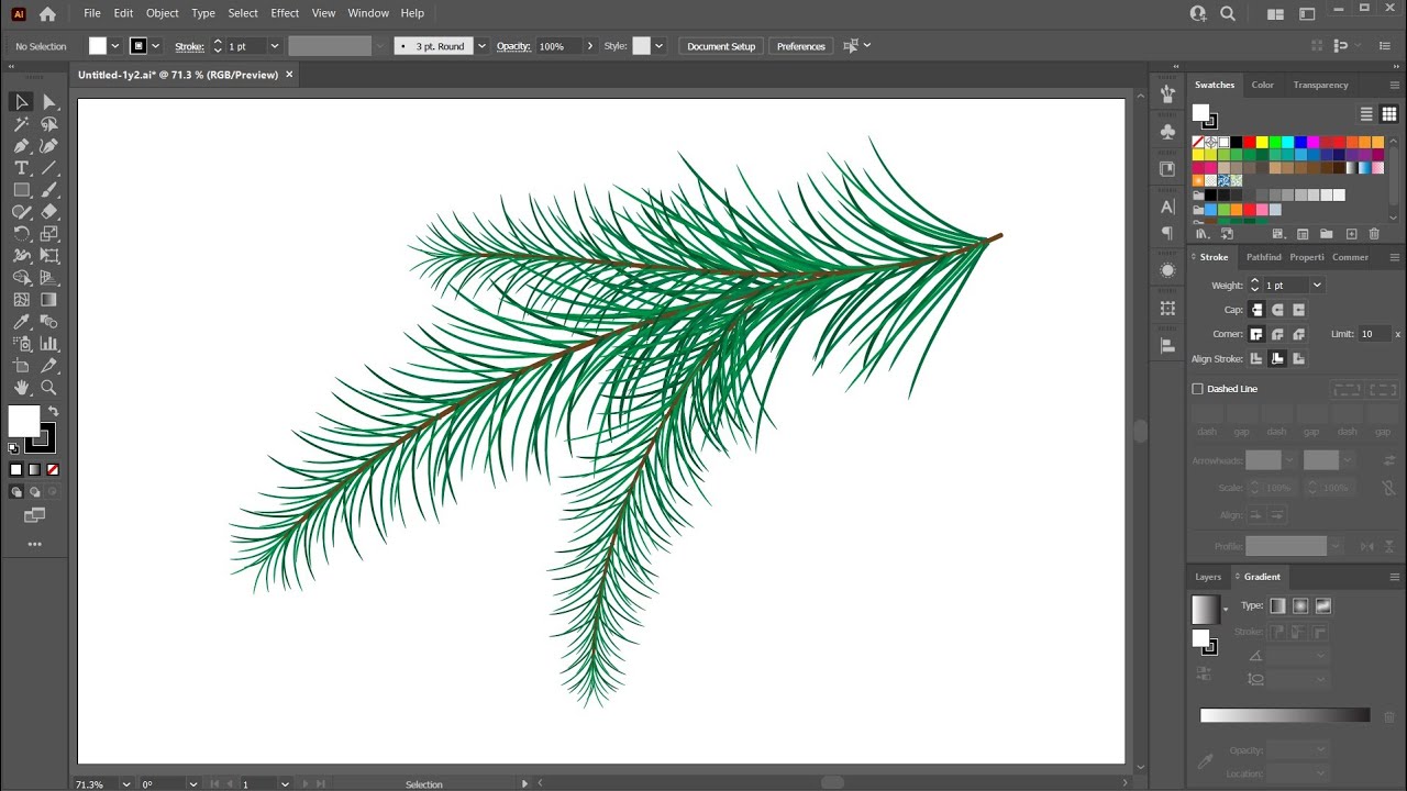 How To Draw Branches In Illustrator