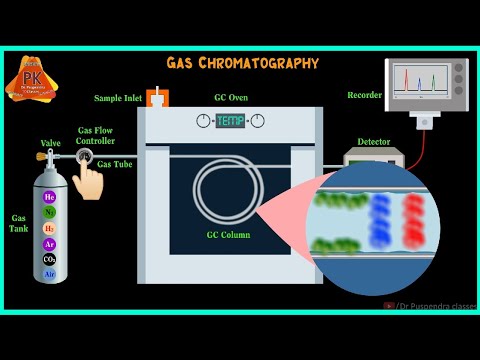 Gas Chromatography Flame Ionization Detector Animation 59 Off