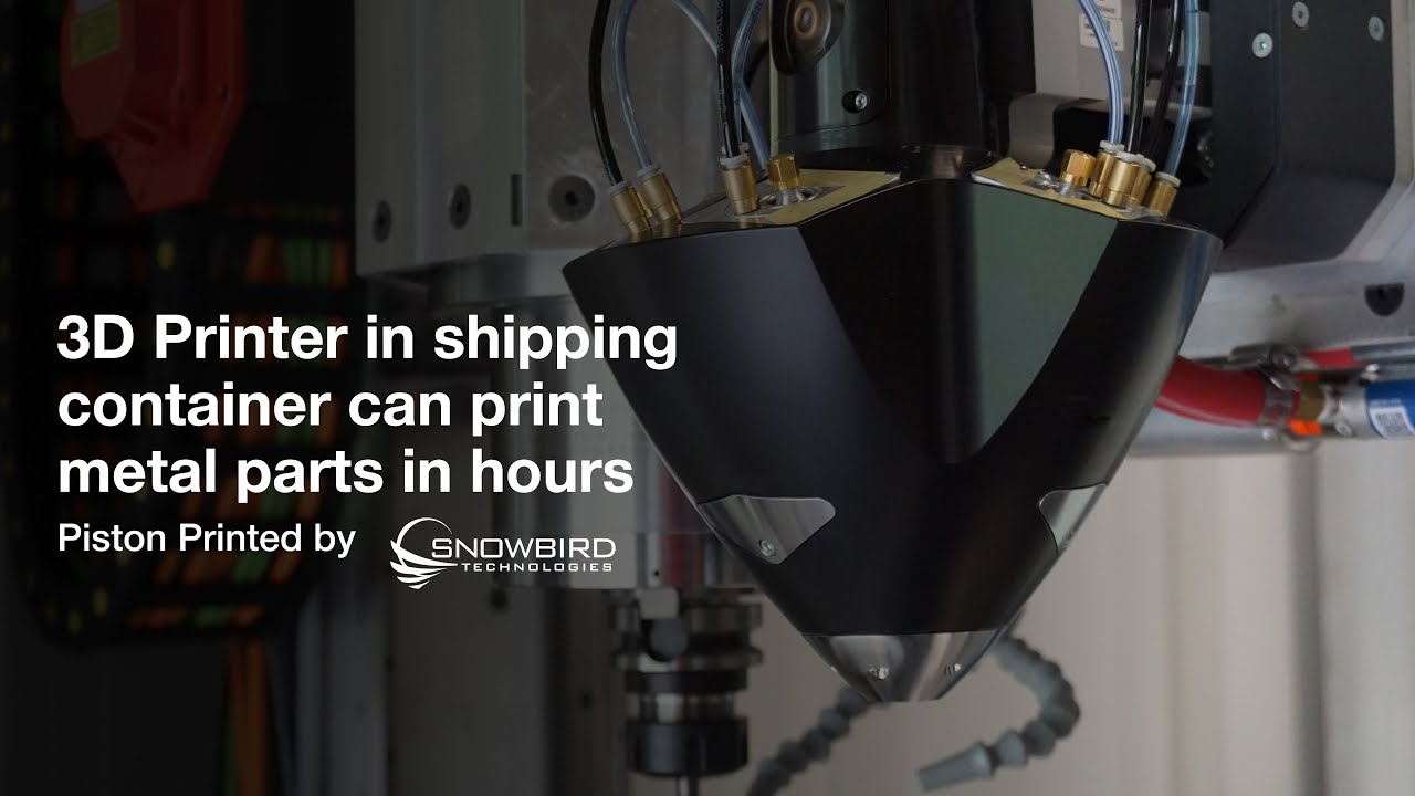 3d Printer In Shipping Container Can Print Metal Parts In Hours By