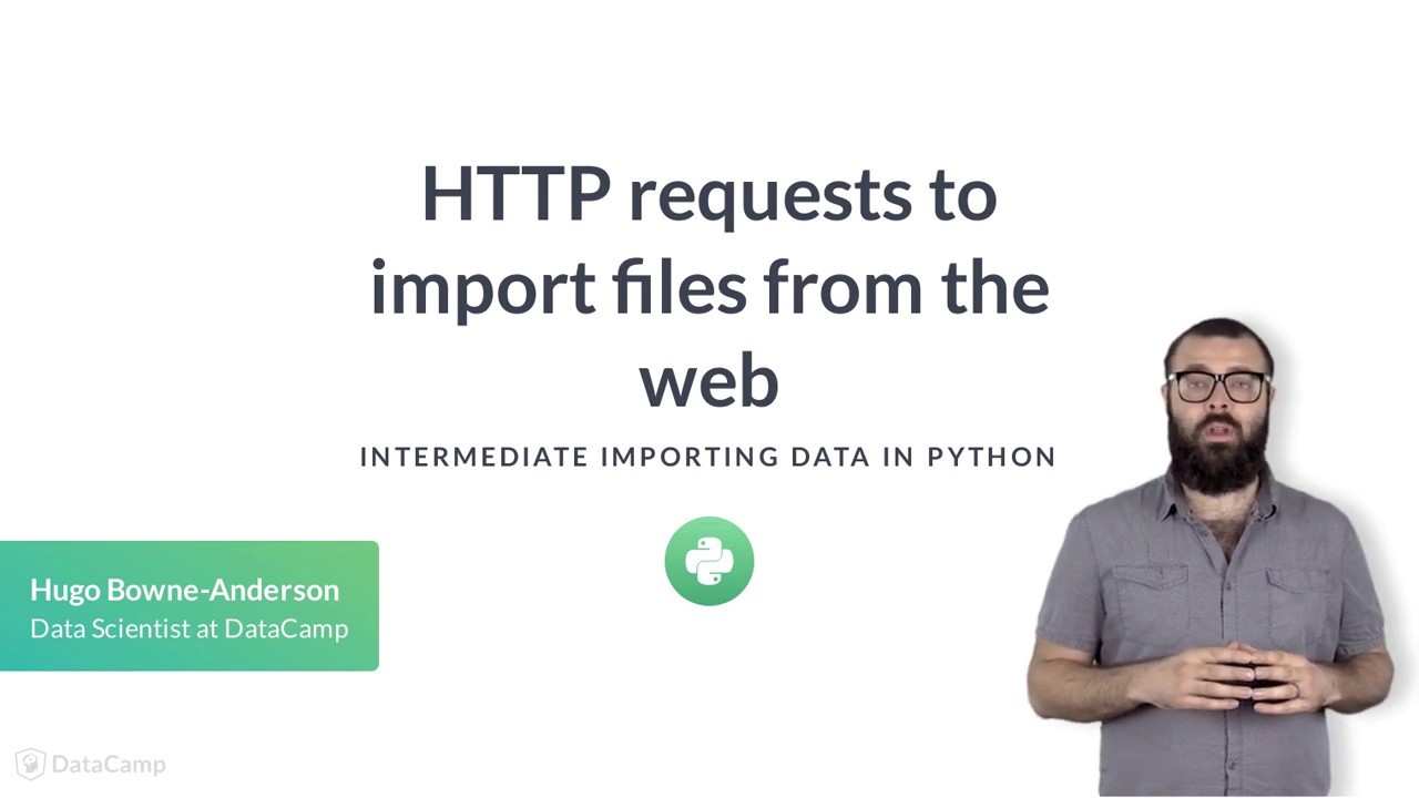 Python Tutorial Http Requests To Import Files From The Web Youtube