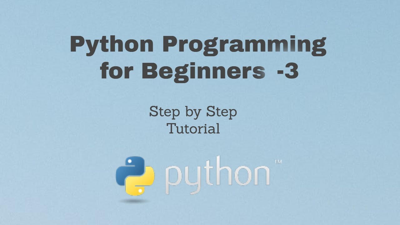 Python Tutorial For Beginners 3 Comment Escape Sequence