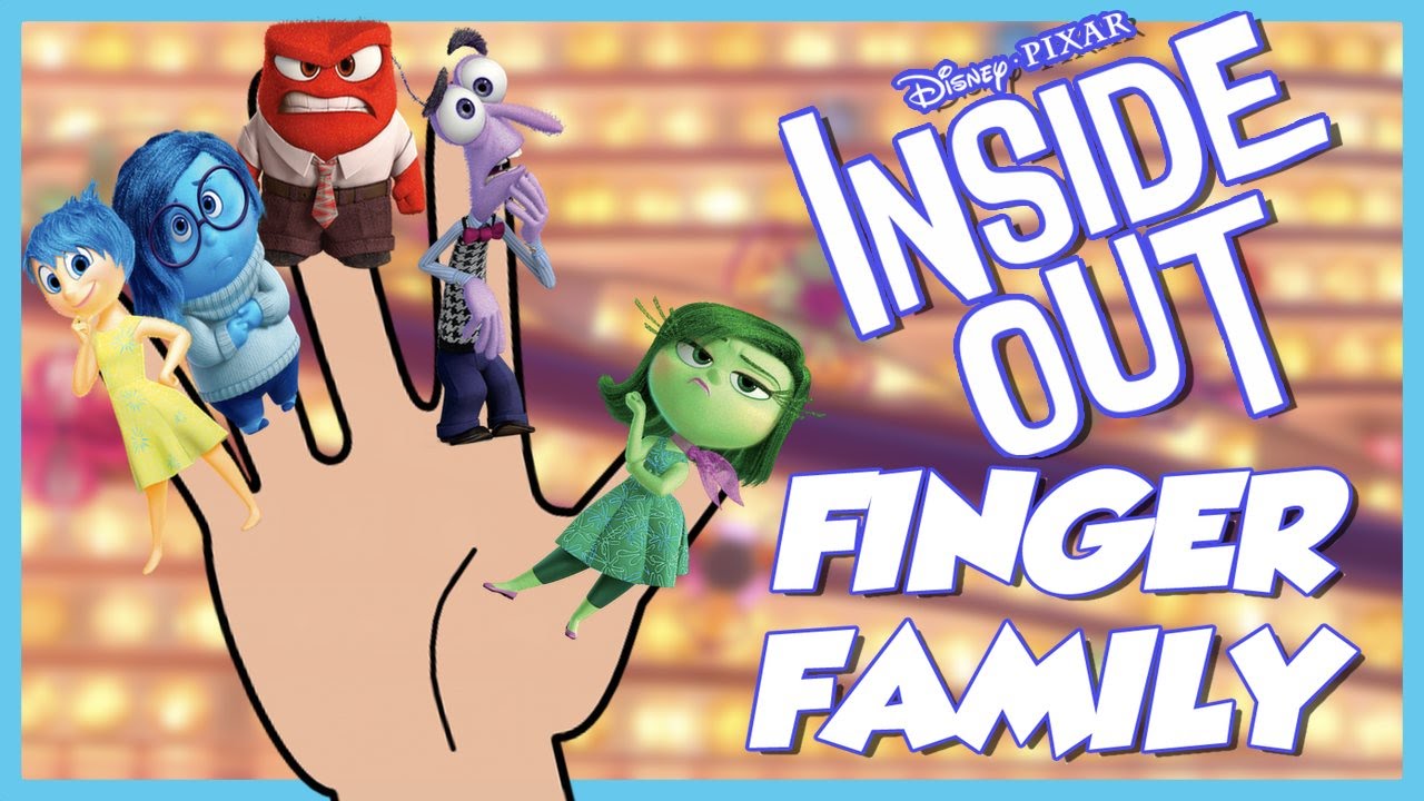 Inside Out Finger Family Disney Pixar Inside Out Finger Family Song