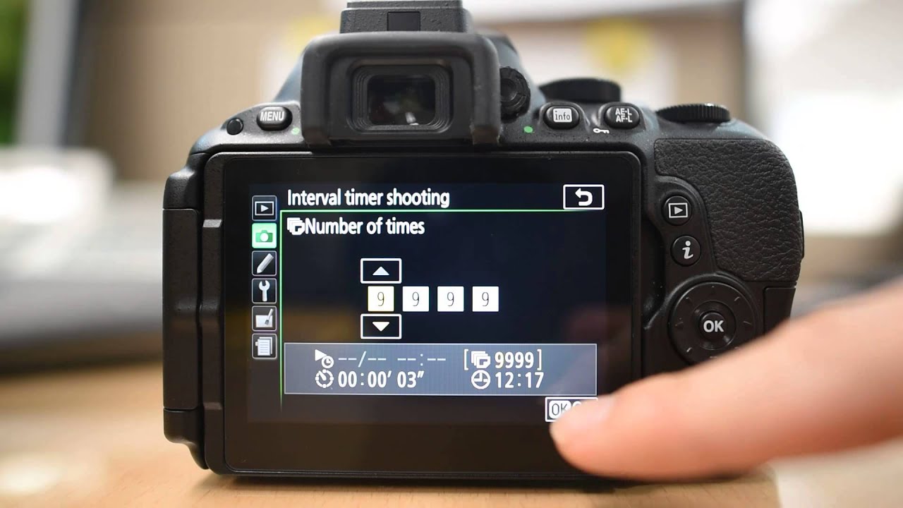Nikon D5500 Interval Shooting Setting Youtube
