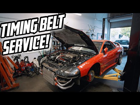 Finally Fixing My Broken Mitsubishi 3000gt Timing Belt Kit Diy