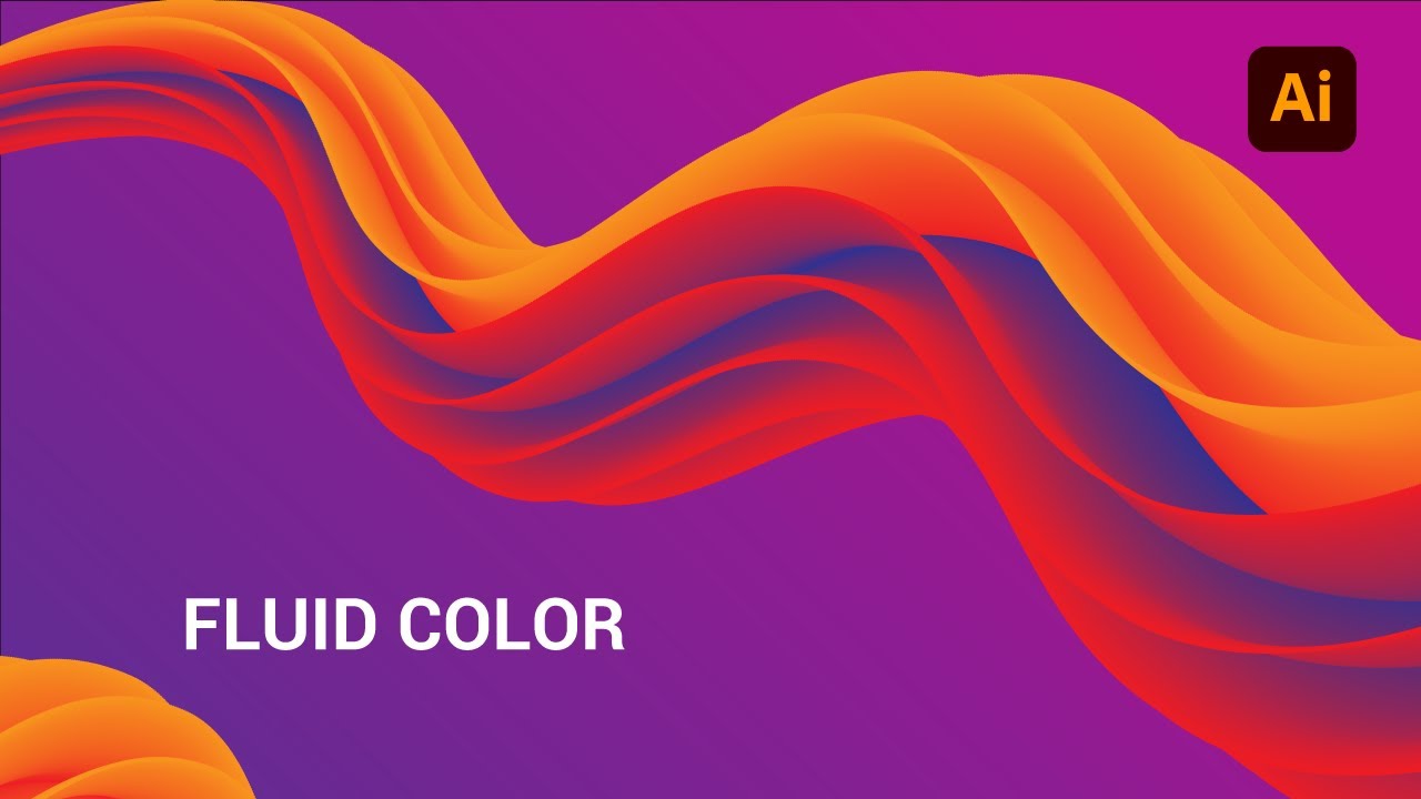 How To Create Fluid Color Abstract Background Fast Simple Adobe