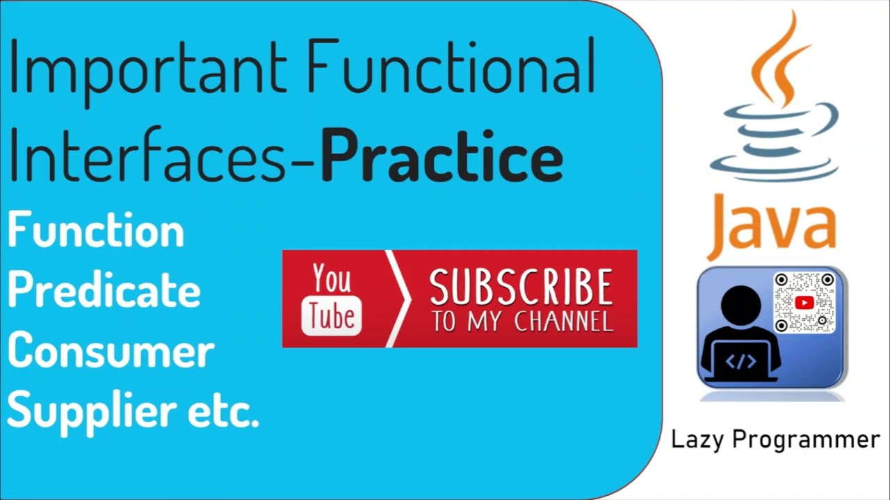 9 Java 8 Functional Interfaces Practice Java 8 Java