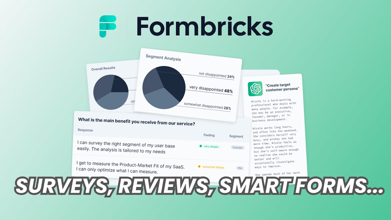 Formbricks Free Open Source Form Survey Platform Youtube