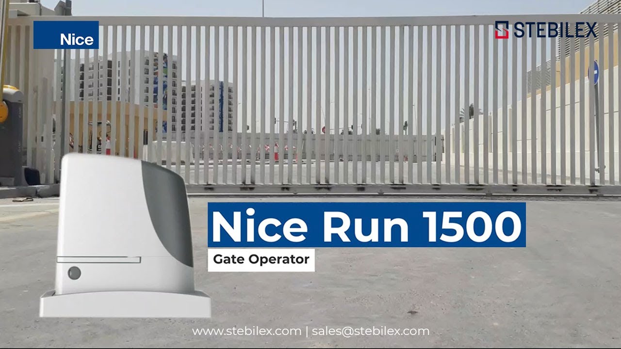 Nice Run 1500 Gate Operator Stebilex Dubai Uae