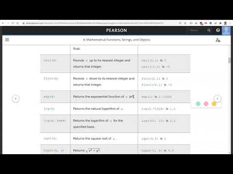 Daniel Liang Python Section 4 2 Youtube