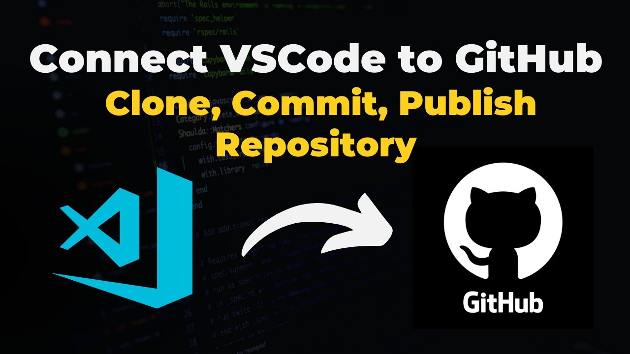 How To Push Code To Github From Visual Studio Code Connect Vscode