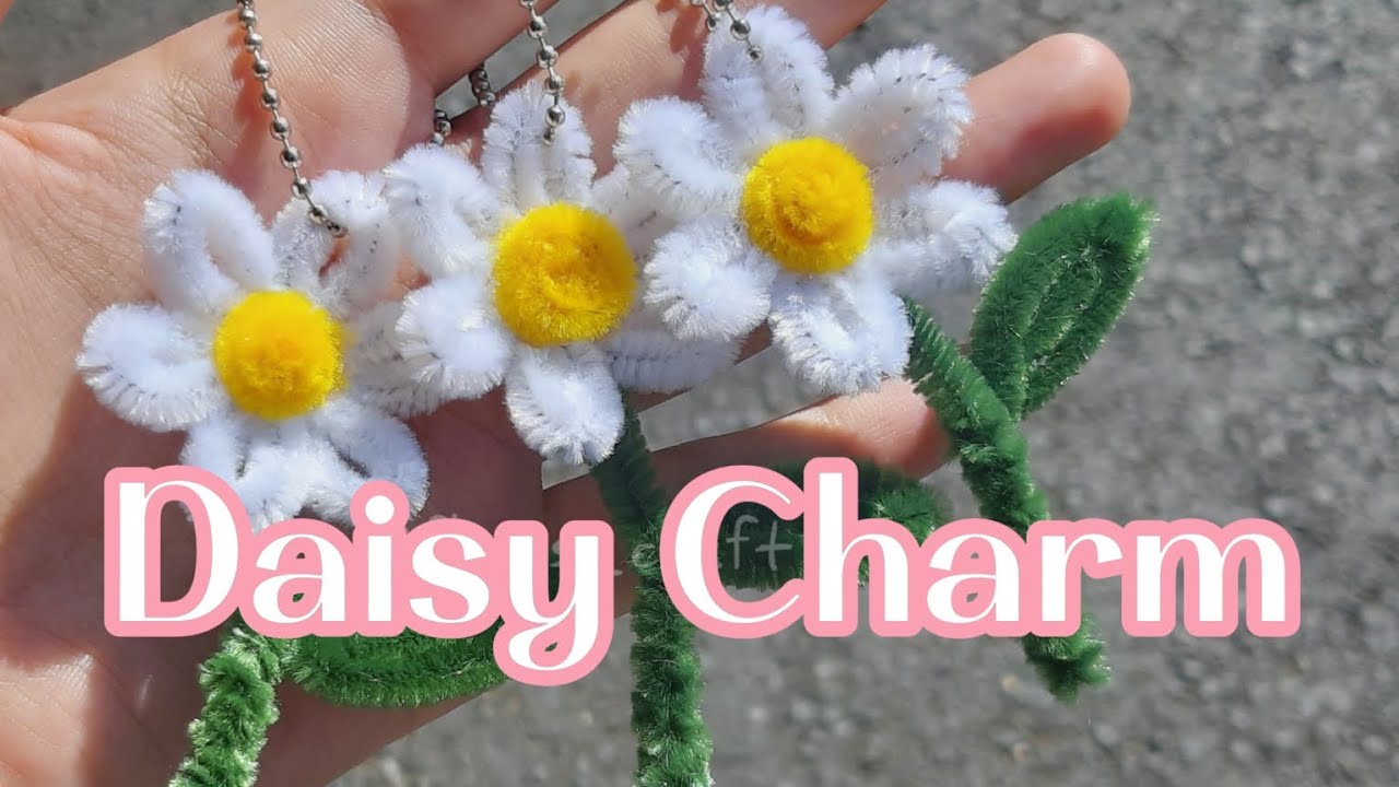 Easy Tutorial To Make A Daisy Charm Tutorial Membuat Bunga Daisy