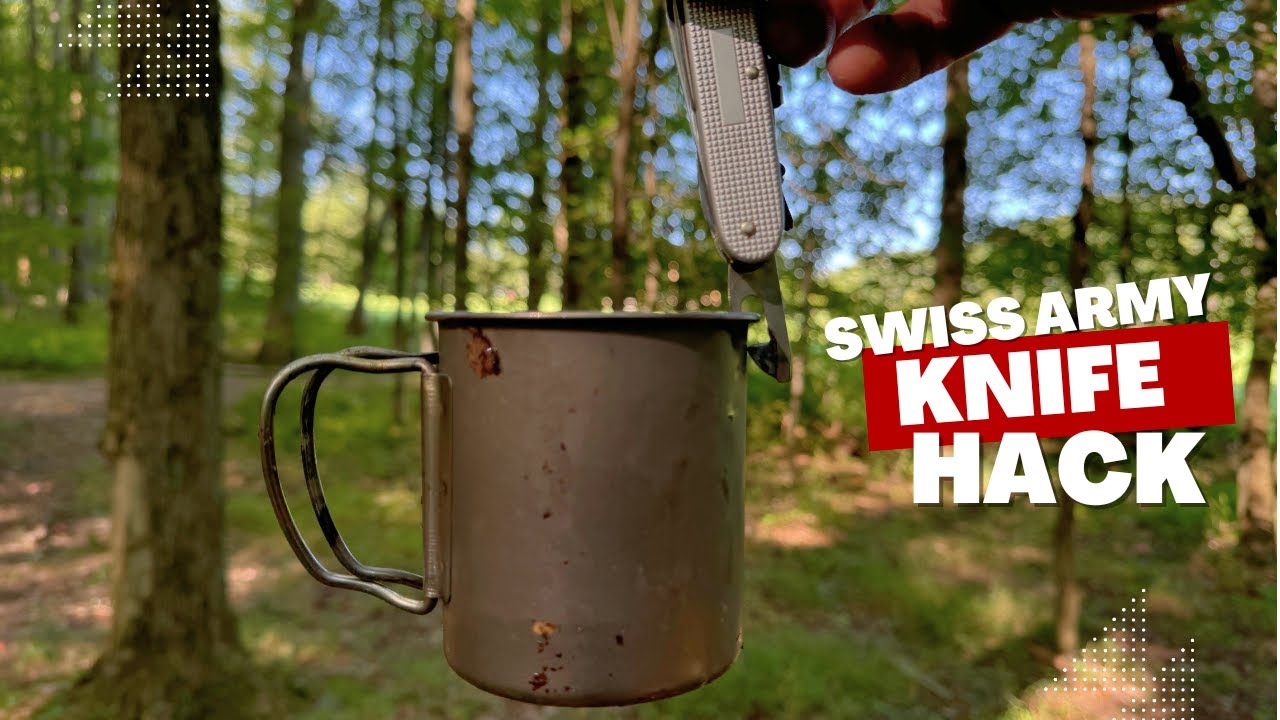 Camping Tricks With A Pocket Knife Bushcraft Tips Youtube