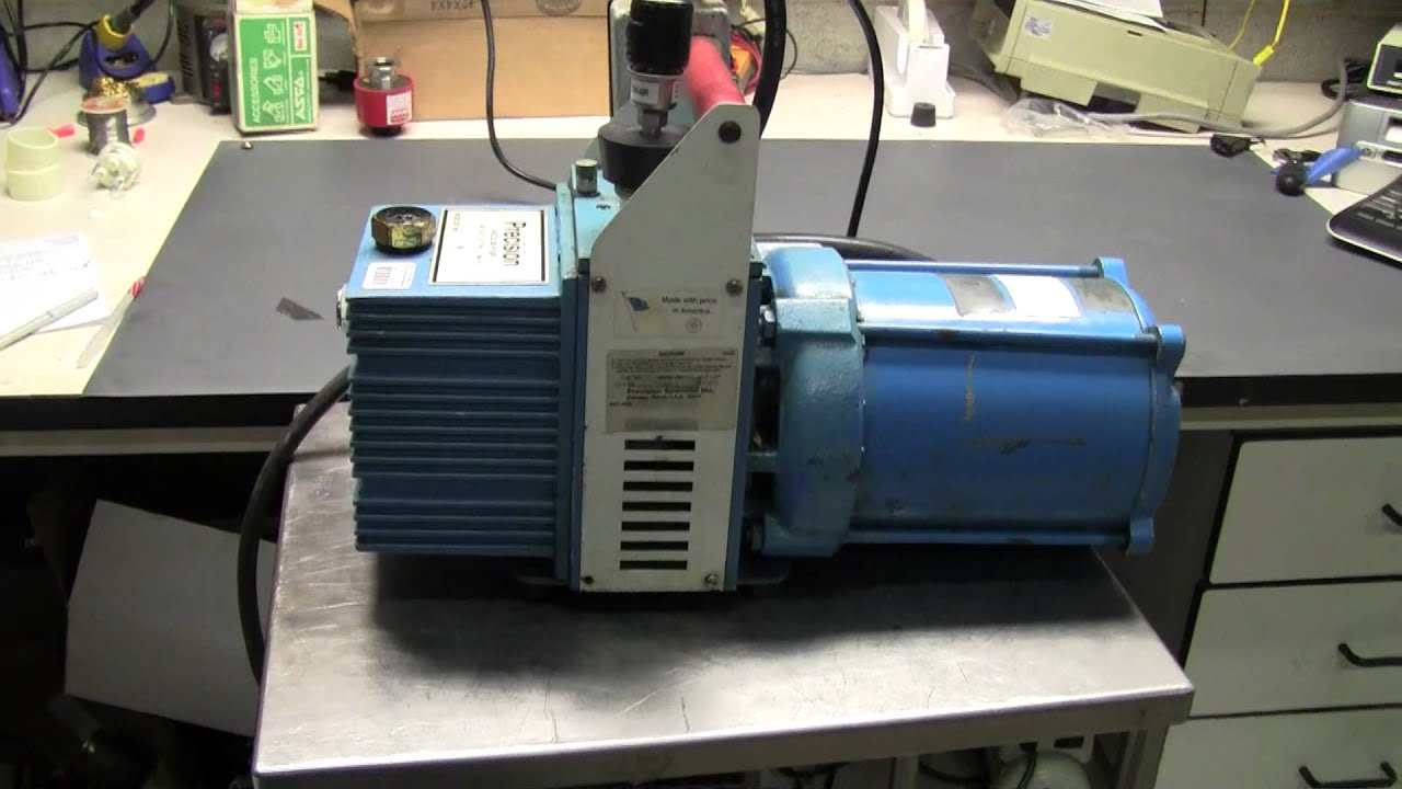 Precision Scientific Vacuum Pump Model Dd 100 Youtube