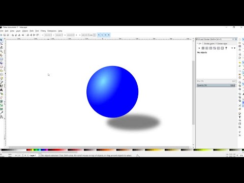 How To Create 3d Sphere With Inkscape On Windows 10 Youtube