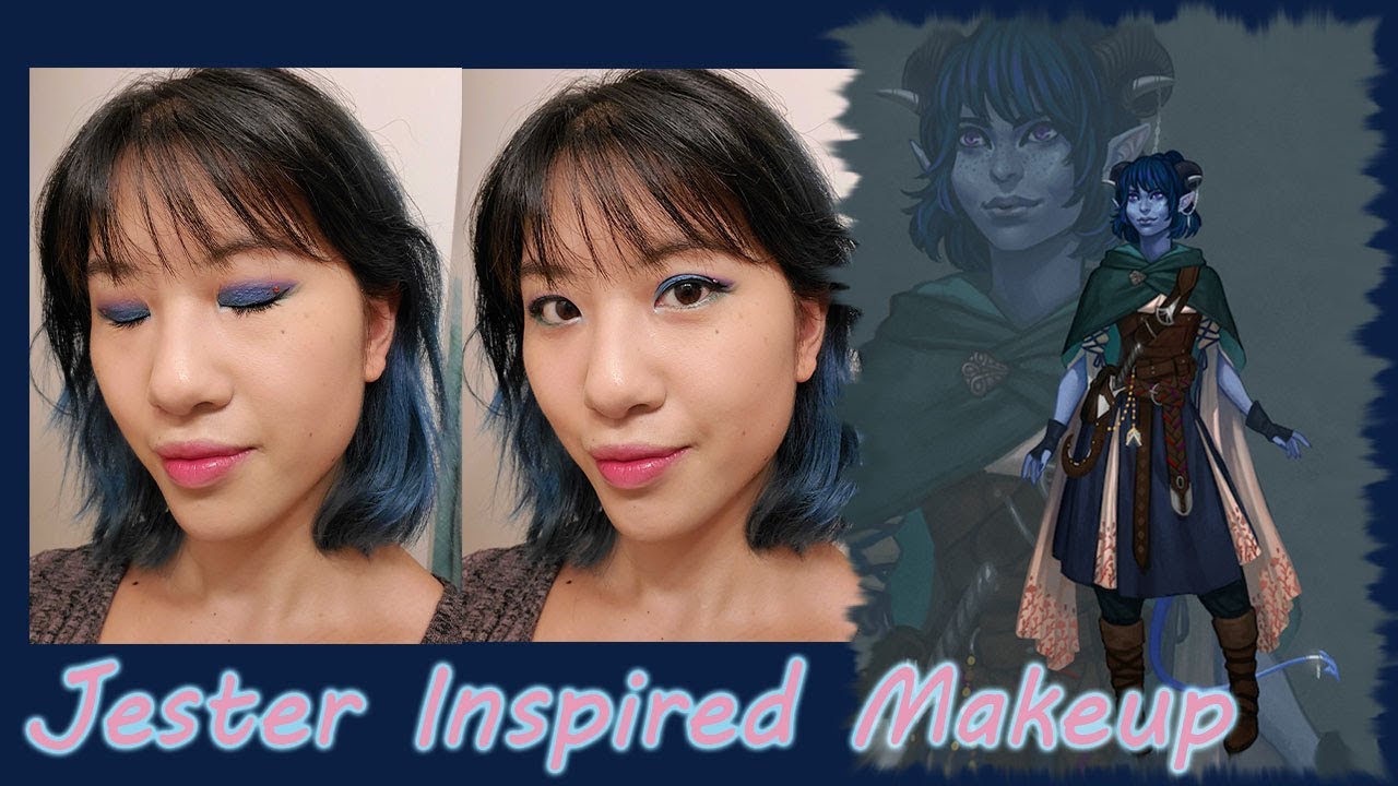 Critical Role Jester Makeup Look Youtube