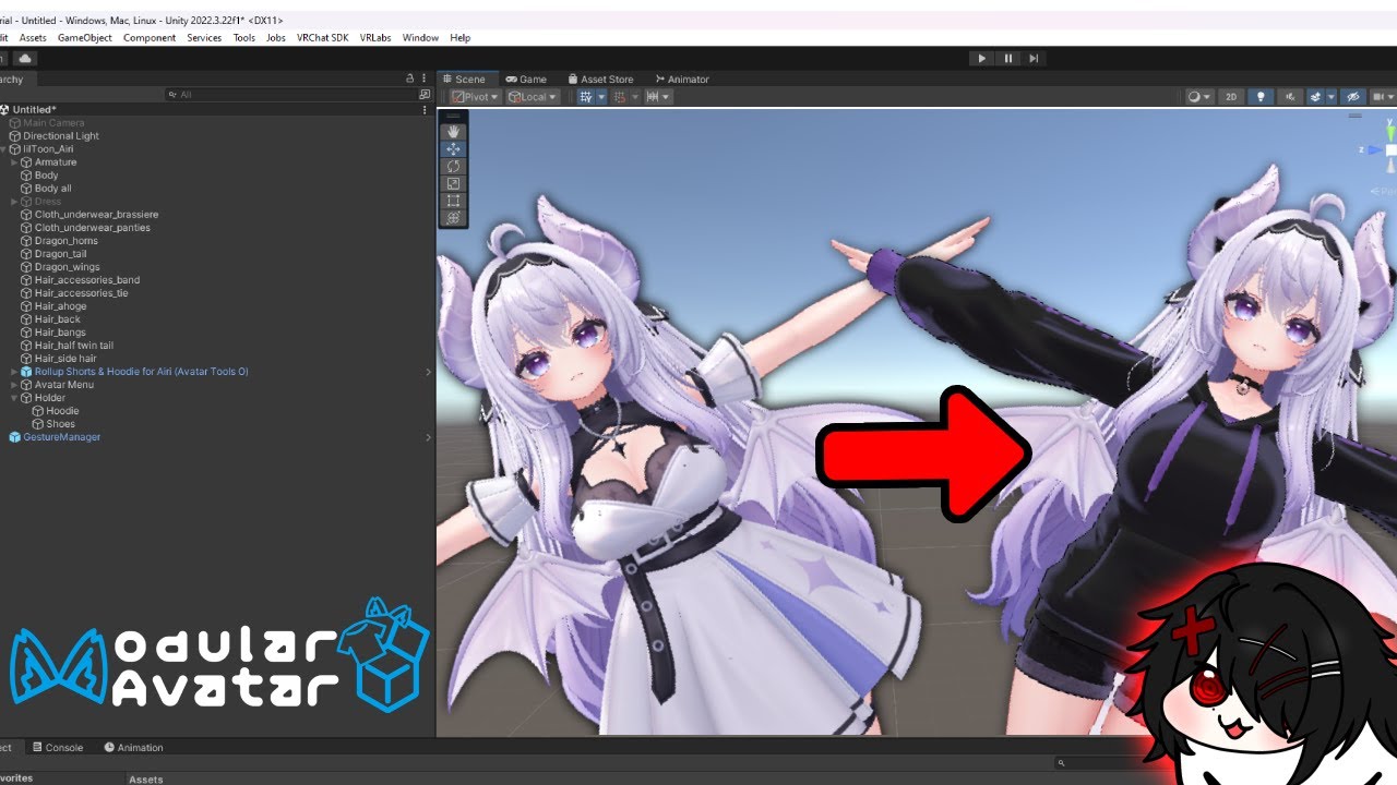 How To Add Vrchat Avatar Toggles With Modular Avatar Simple Tutorial
