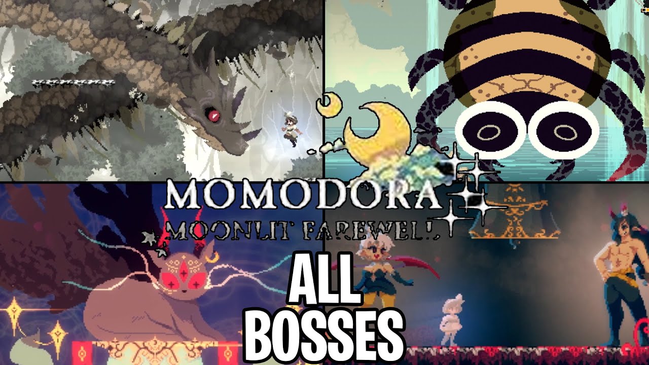 Momodora Moonlit Farewell All Boss Fights Youtube
