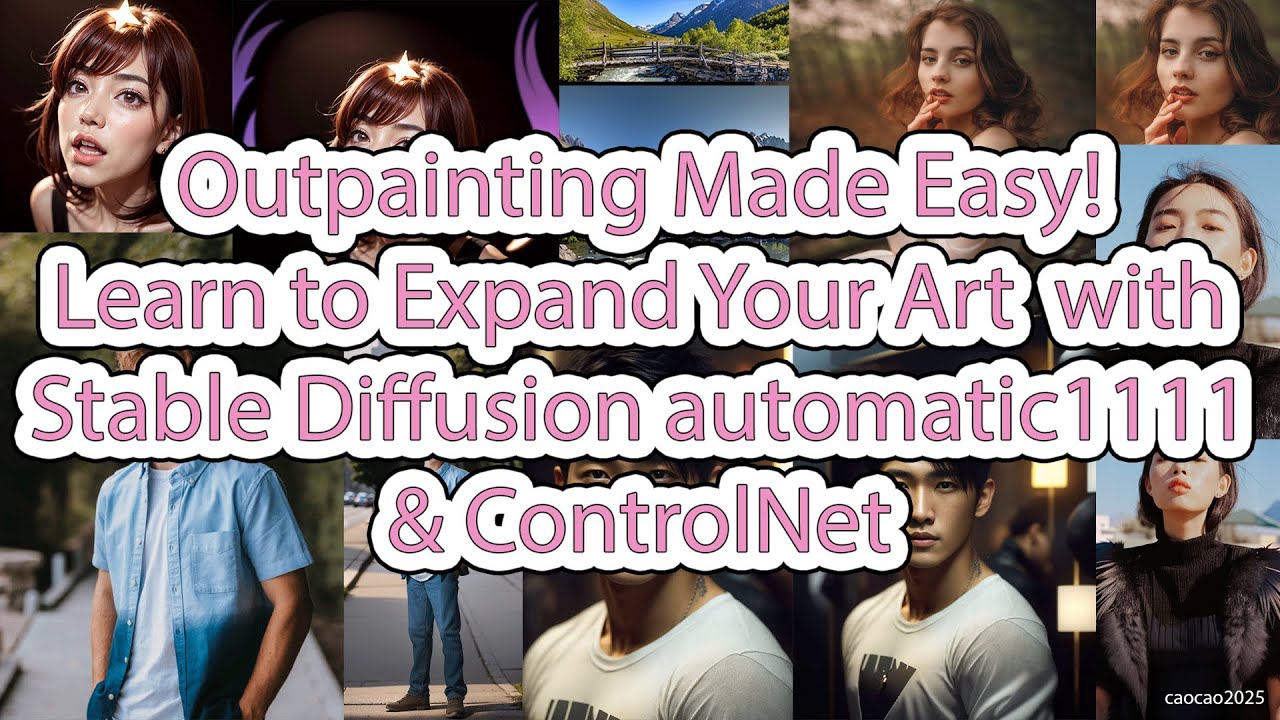How To Do Outpainting With Stable Diffusion Controlnet Youtube
