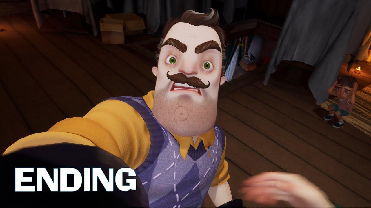Hello Neighbor 2 Ending Final Boss Fight 4k60 Youtube