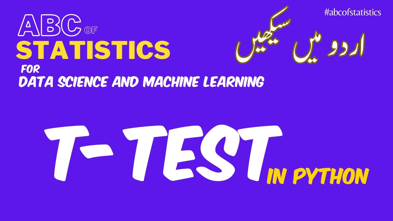 T Tests In Python Youtube