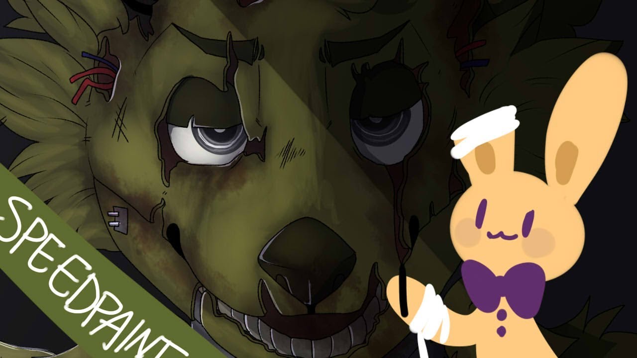 My Name Is Springtrap Fnaf Speedpaint Youtube