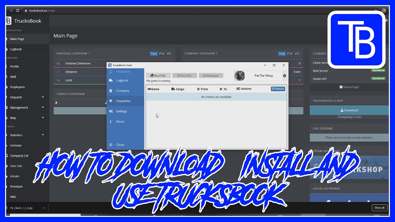 How To Download Install And Use Trucksbook Youtube