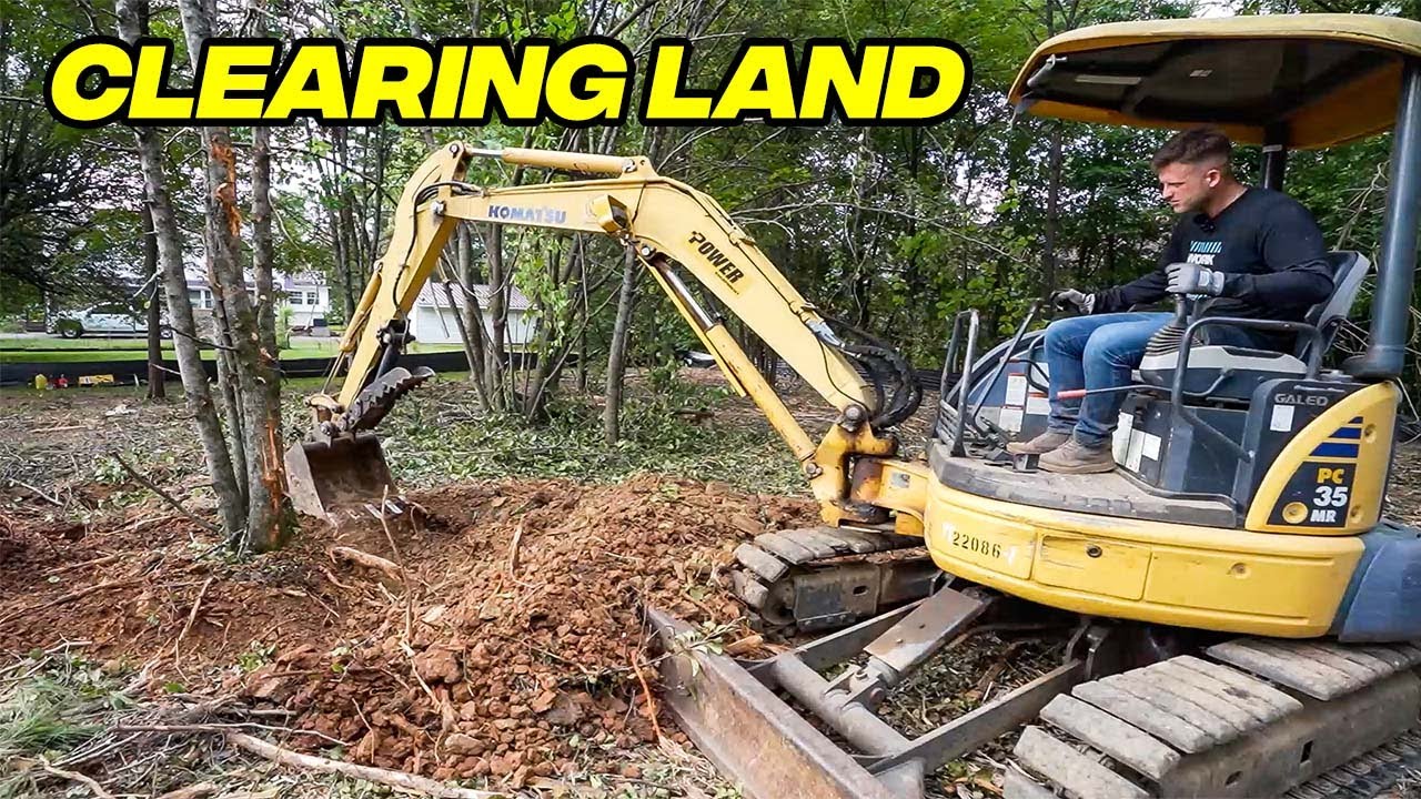 Clearing Land With An Excavator Start To Finish Timelapse Youtube