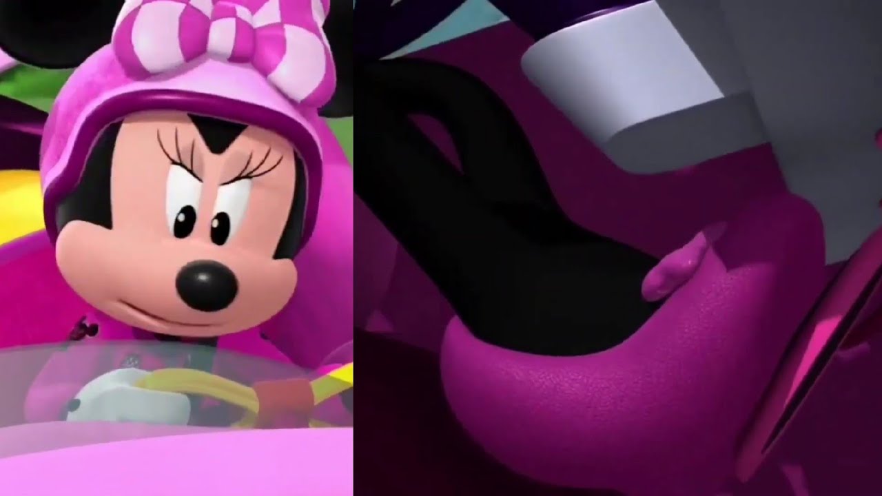 Mickey And The Roadster Racers Minnie Mouse Pedal Pumps Youtube