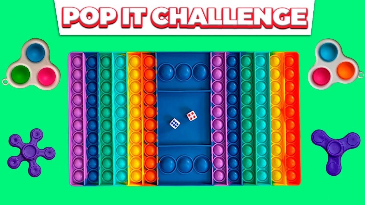 Pop It Challenge Tik Tok Pop It Fidget Game Youtube